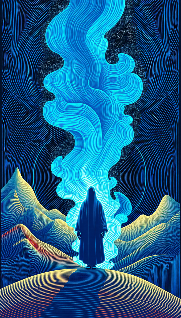 Mage | Retro Dark Fantasy Painting